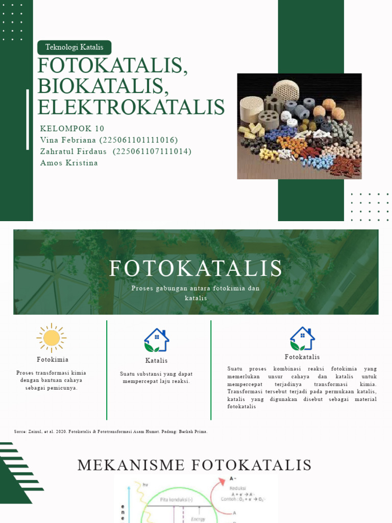 Fotokatalis, Biokatalis, Elektrokatalis | PDF