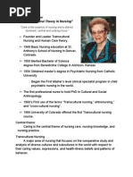Kristen Swanson's Theory of Caring | PDF | Theory | Nursing