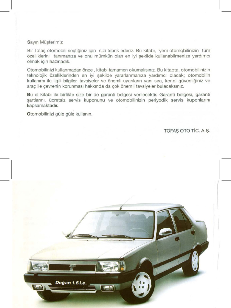 Sahin Dogan Kartal Kullanim Kilavuzu 2000 | PDF