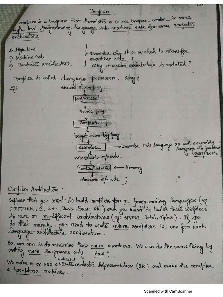 1. Compiler Basics | PDF