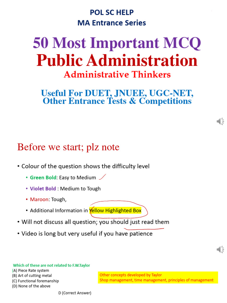 Pub Ad 50 Most Imp MCQs | PDF | Rationality | Economies