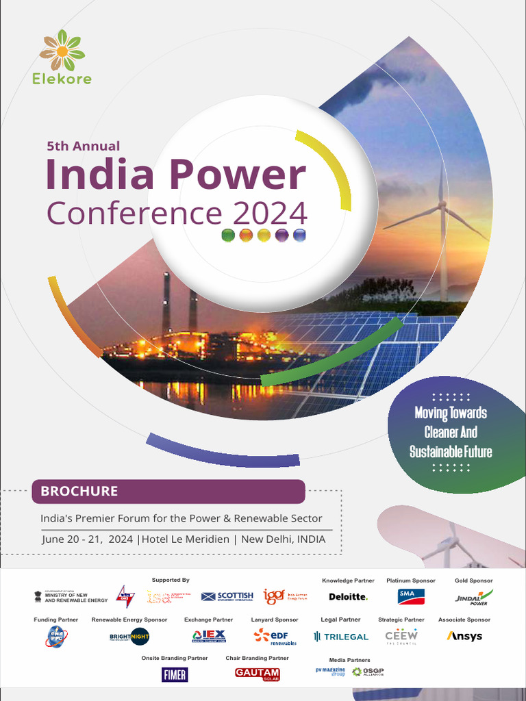 Brochure - IPC 2024 | PDF | Renewable Energy | Electrical Grid
