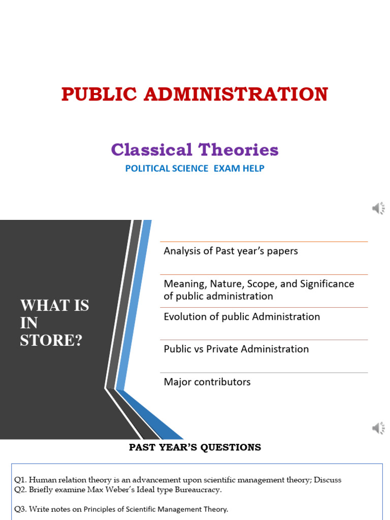 All PPT Pub Ad Sem 3 | PDF | Bureaucracy | Decision Making