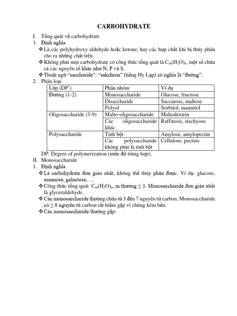Carbohydrate K52 | PDF