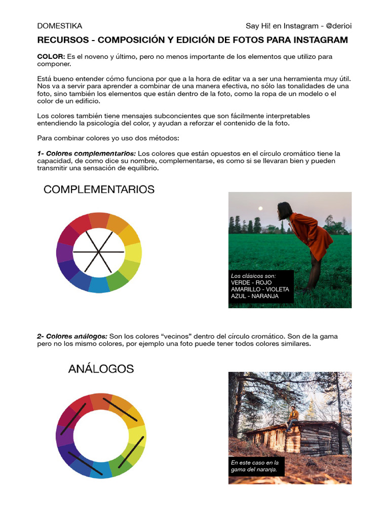 Composición - Color | PDF | Artes del Lenguaje y Comunicación | Arte