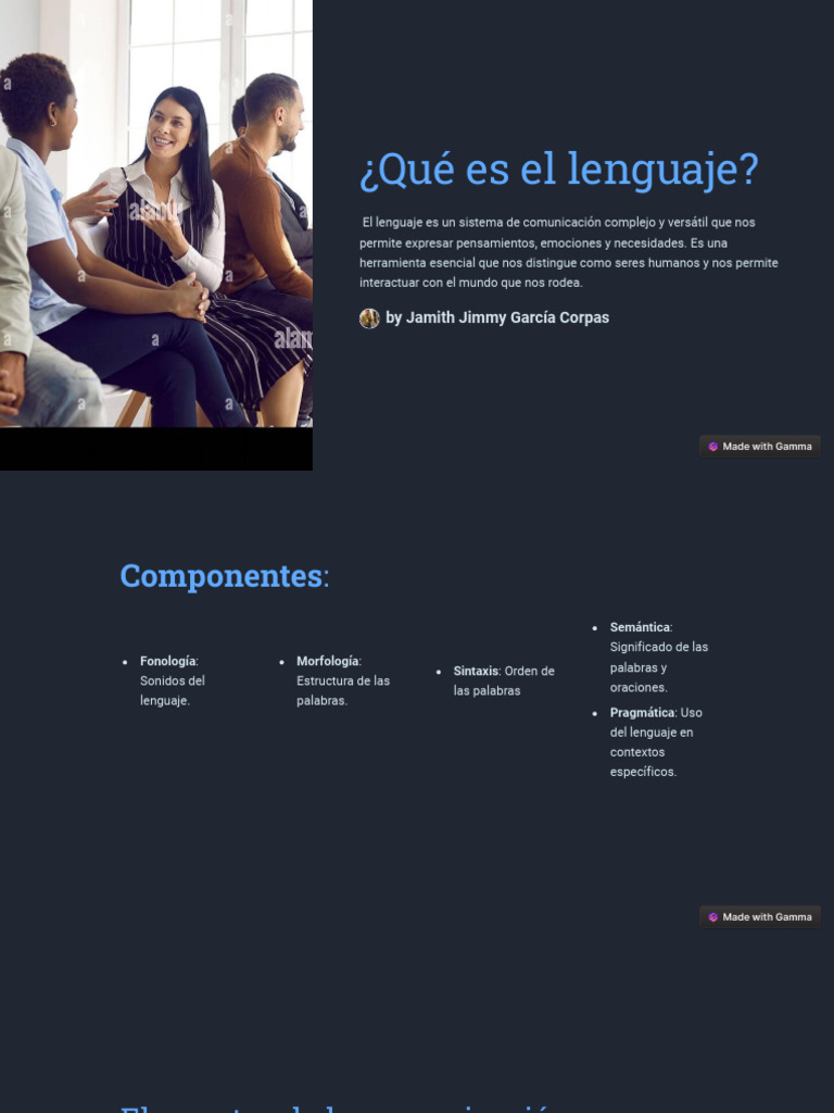 Que Es El Lenguaje | PDF | Comunicación | Palabra