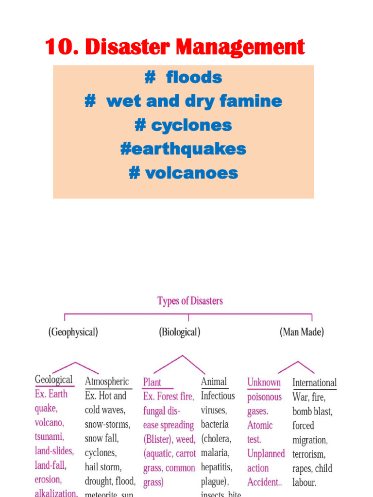 10 Disaster Management | PDF | Emergency Management | Disasters