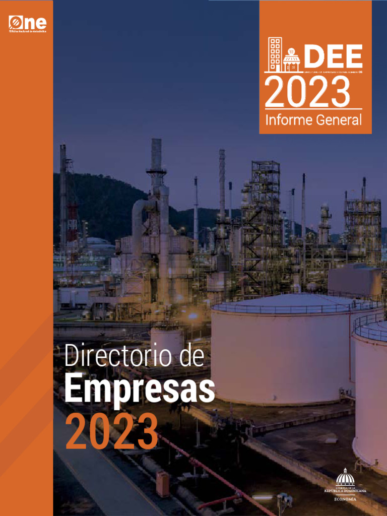 Informe Anual Directorio de Empresas y Establecimientos 2023 | PDF ...