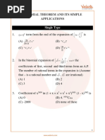 Binomial Theorem Jee Mains Pyq | PDF | Mathematical Analysis ...