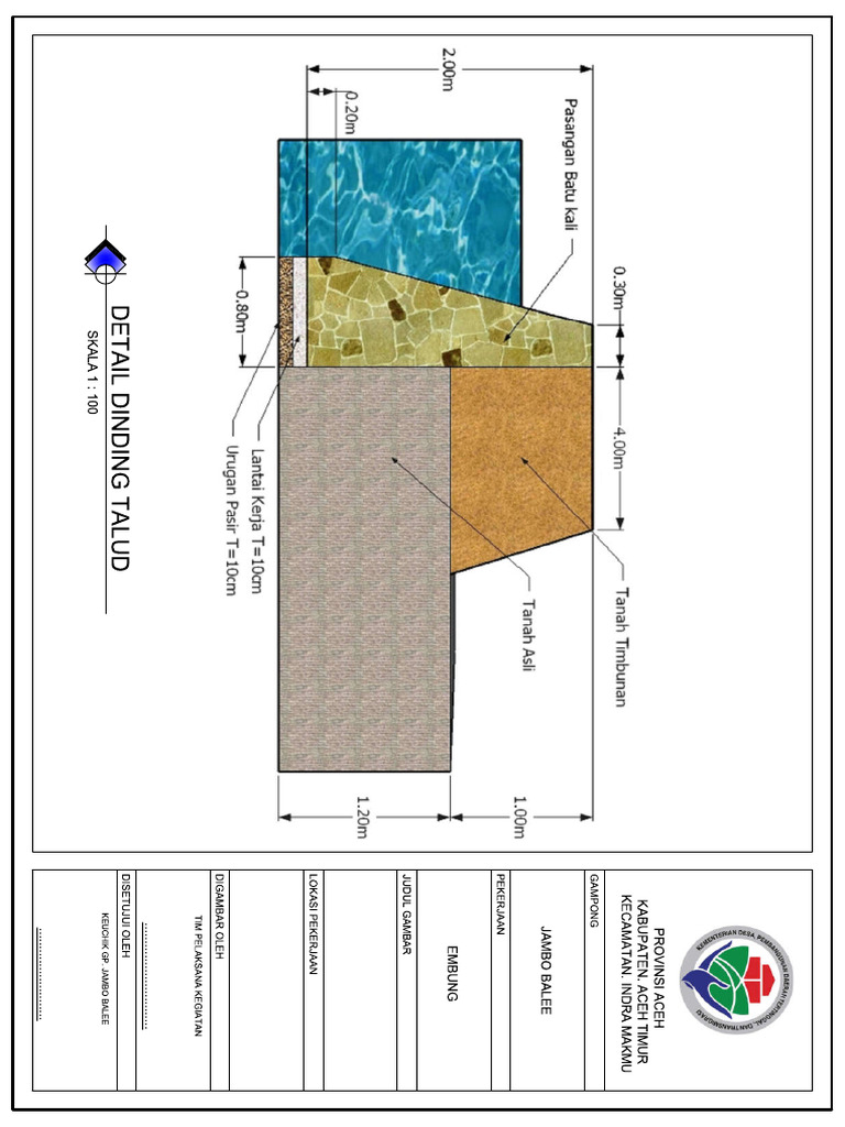 Detail Dinding Talud Xps Pdf