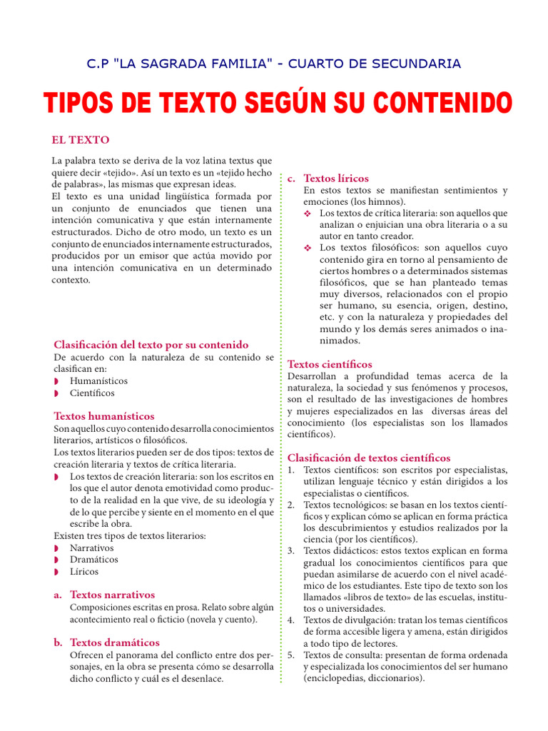 Tipos-de-Textos-segun-su-Contenido-Cuarto-Grado-de-Secundaria (1) (1 ...