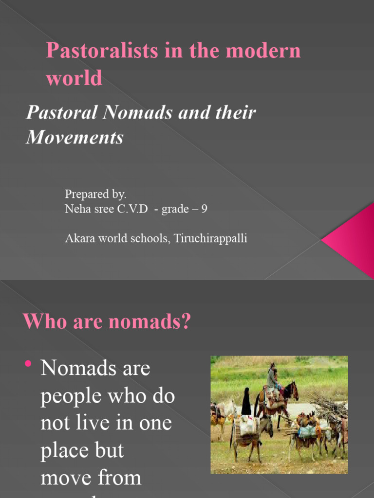 Pastoralism in The Modern World | PDF | Pastoralism | Nomad