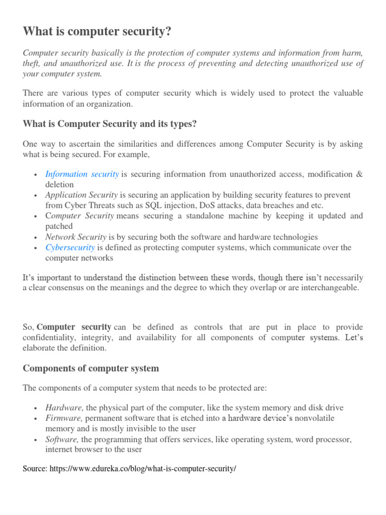 ComputerSecurity Virus and Threats | PDF | Computer Virus | Malware
