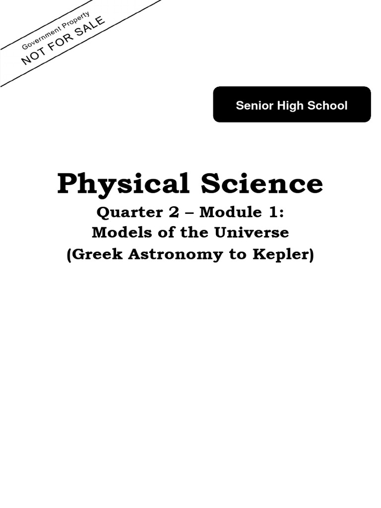 Physical Science Q2 Module 1 | PDF | Astronomy | Solar System
