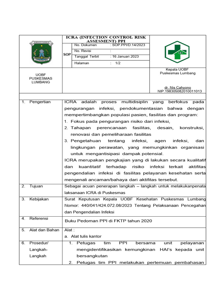 Sop Icra | PDF | Sains & Matematika