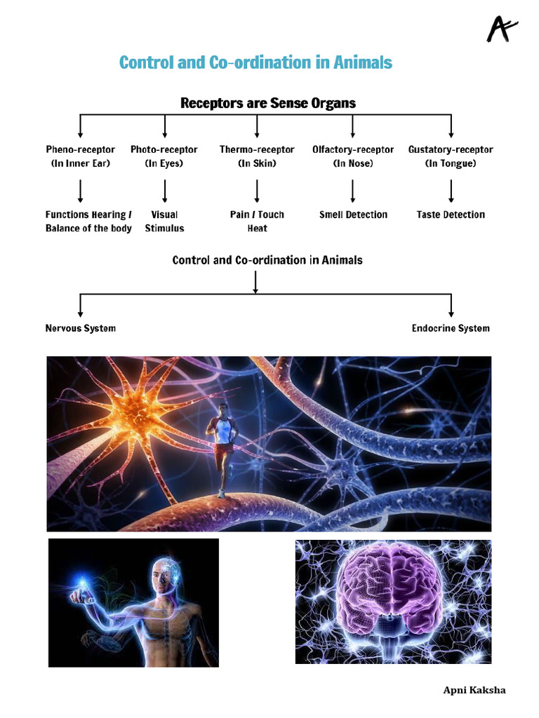Control and Coordination | PDF | Neuron | Endocrine System