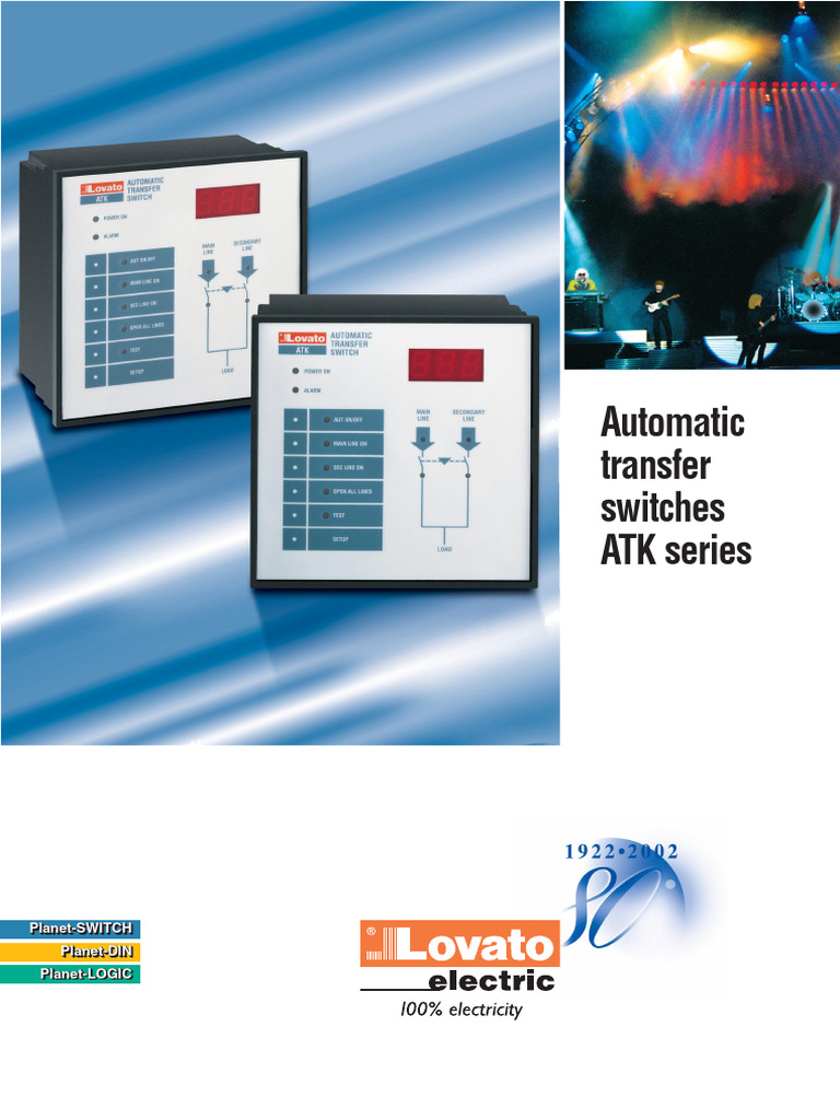 254762688 005 Catalogo Transfer Automatica Lobato | PDF | Switch | Relay