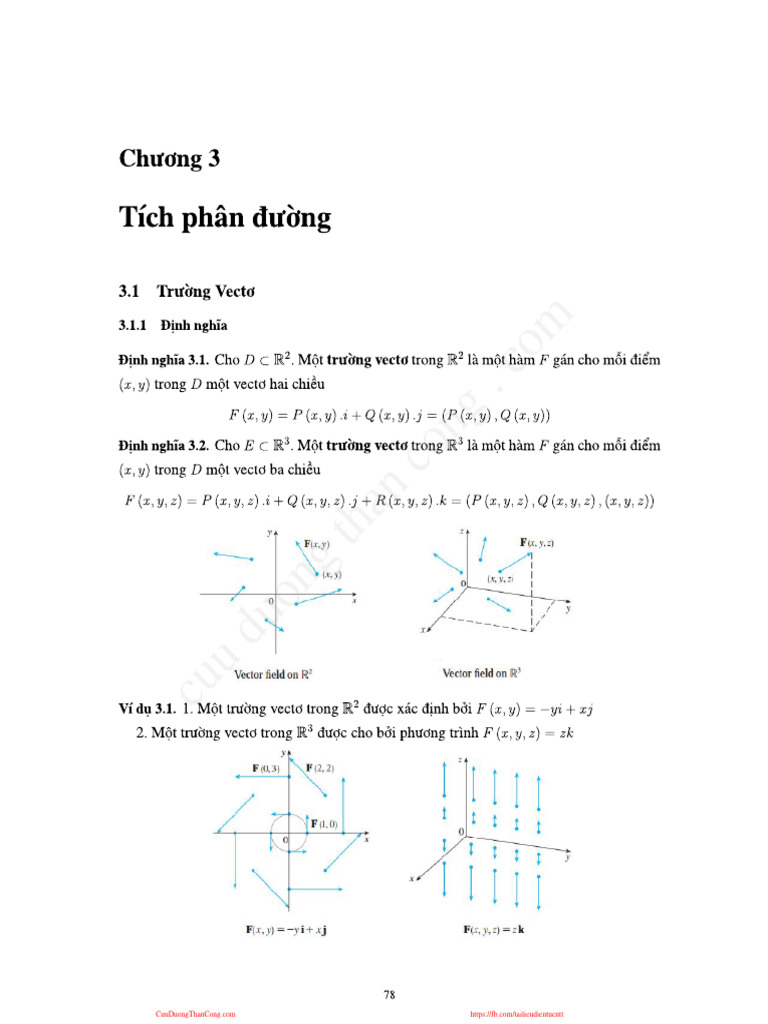 Giai-Tich-2 - Hoang-Duc-Thang - Chuong345-Tich-Phan-Duong - (Cuuduongthancong - Com) | PDF