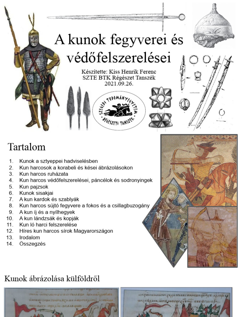 A Kunok Fegyverei Es Védőfelszerelései | PDF