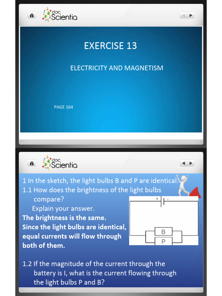 Gr10 Physics Exercise 13 p164 | PDF | Series And Parallel Circuits ...