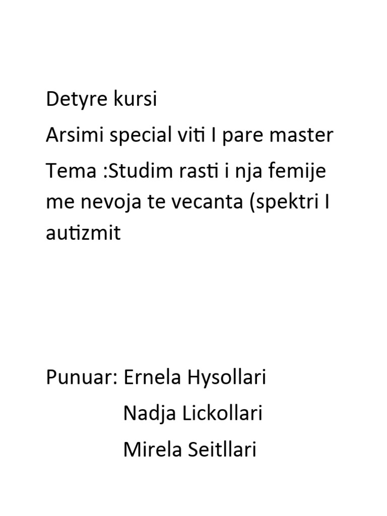Detyre Kursi Pdf