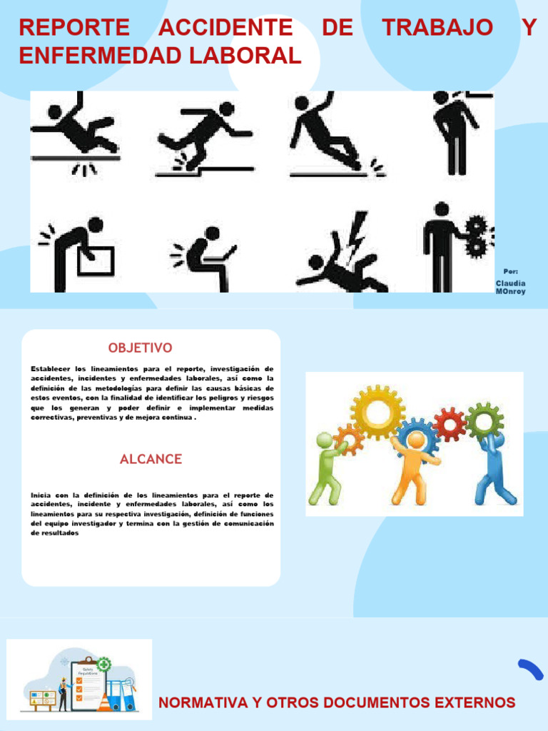 Reporte de Accidentes y Enfermedades Laborales | PDF