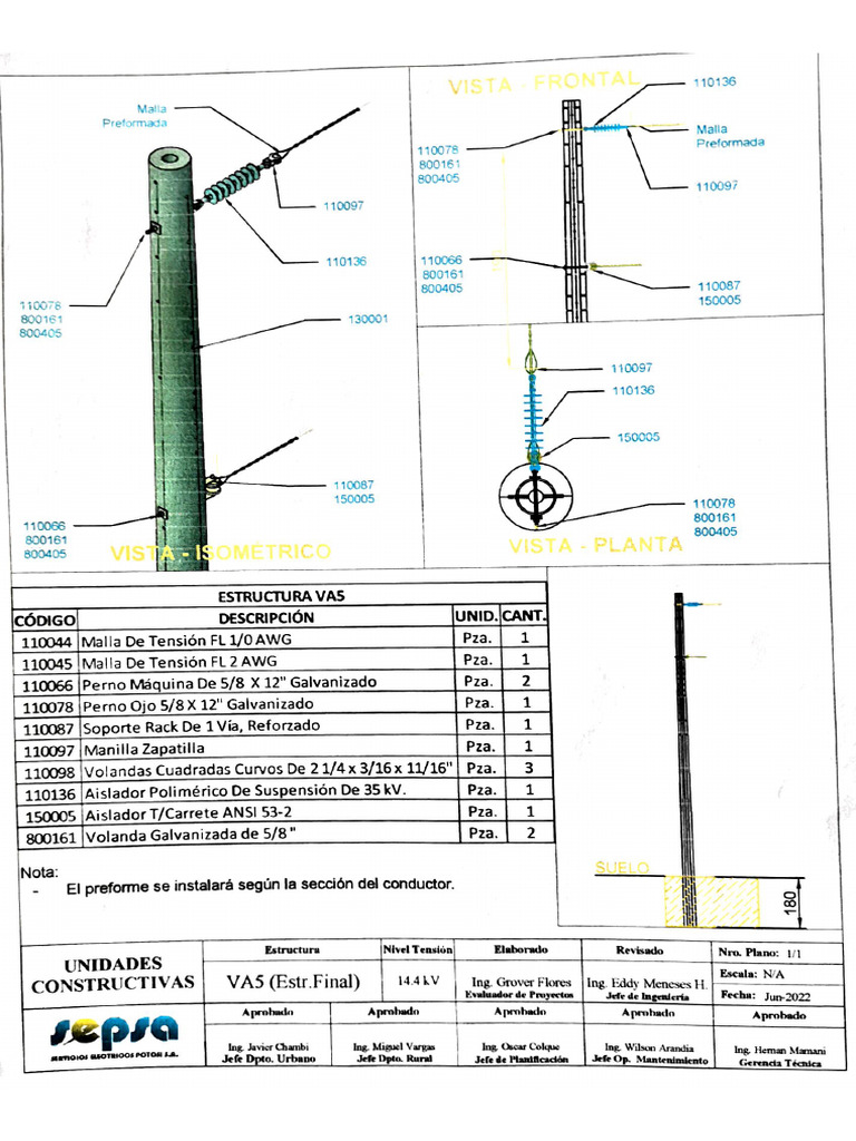 2-6-3 Estándar Constructivo SEPSA - VA5 | PDF