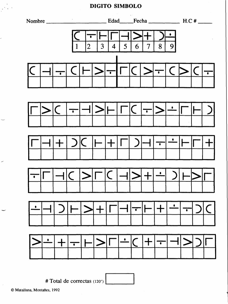 Digitos y Simbolos | PDF