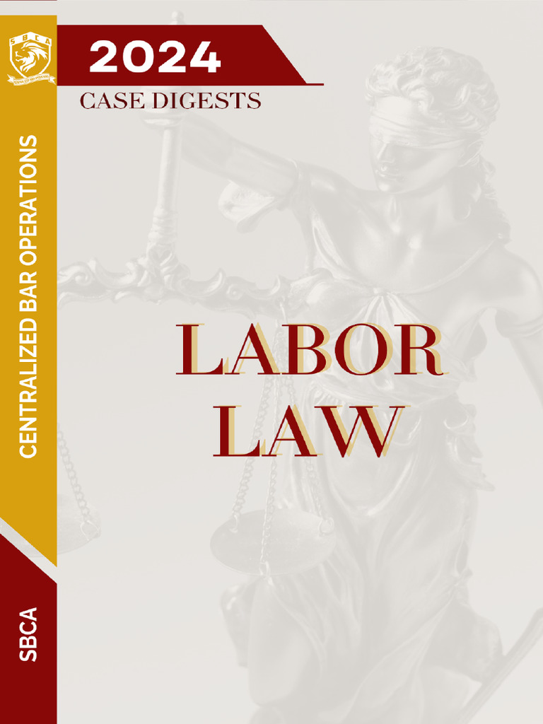 (For Public) CD - Labor Law | PDF | Justice | Crime & Violence