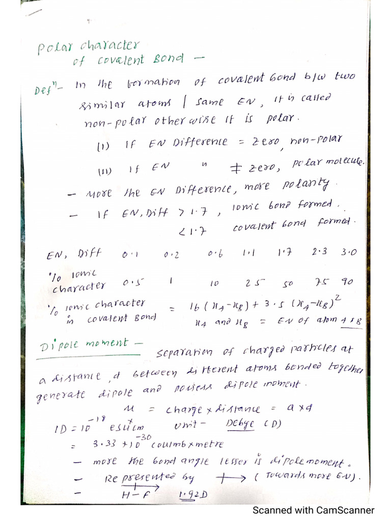 Chemical Bonding | PDF
