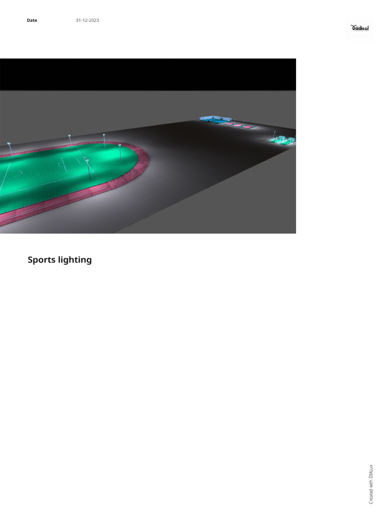 Sports Lighting Report | PDF | Lighting | Light