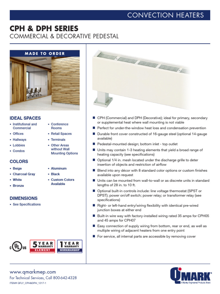 QMark CPH-DPH | PDF | Building Engineering | Electricity