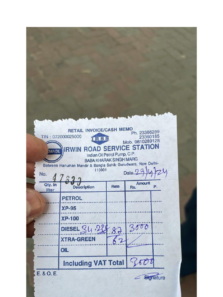 Diesel bill 1- | PDF