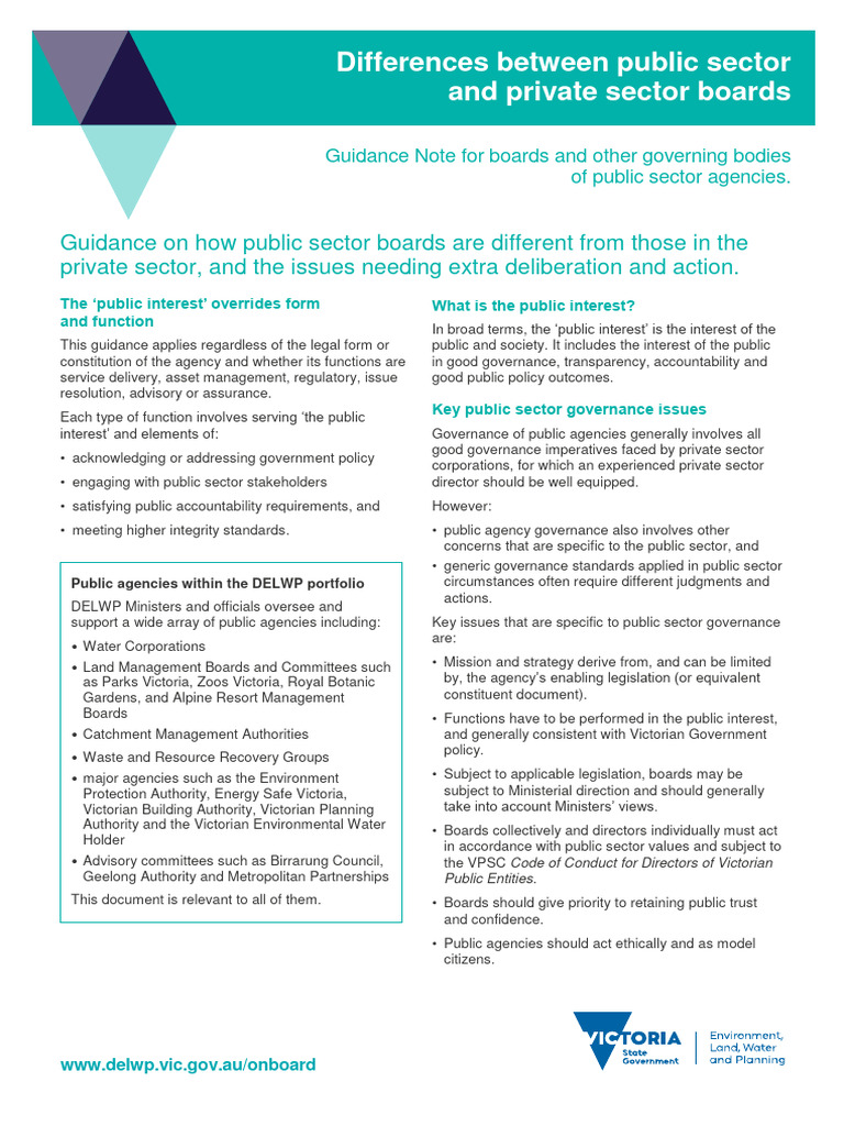 Guidance Note Differences Between Public and Private Boards | PDF ... Guidance Note Differences Between Public and Private Boards | PDF ...