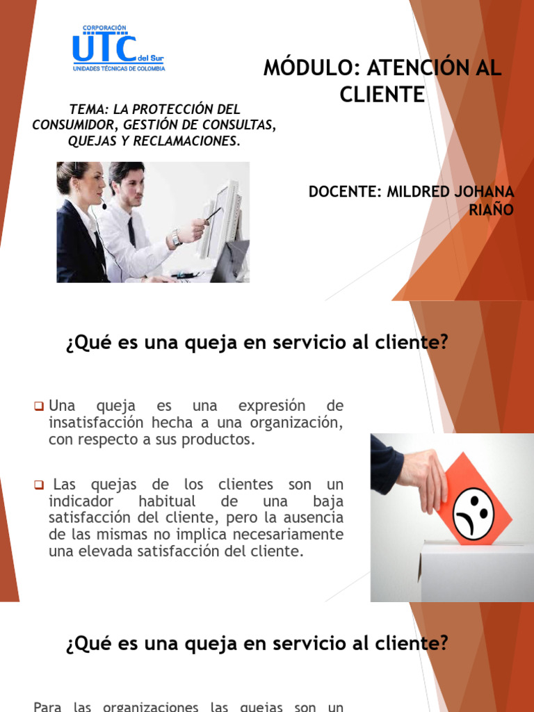 Gestión Efectiva de Quejas en Atención al Cliente | PDF | Gestión de la ...