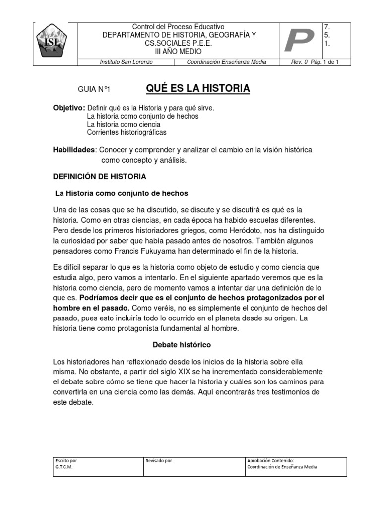 Que Es La Historia | PDF | Historiografía | Science