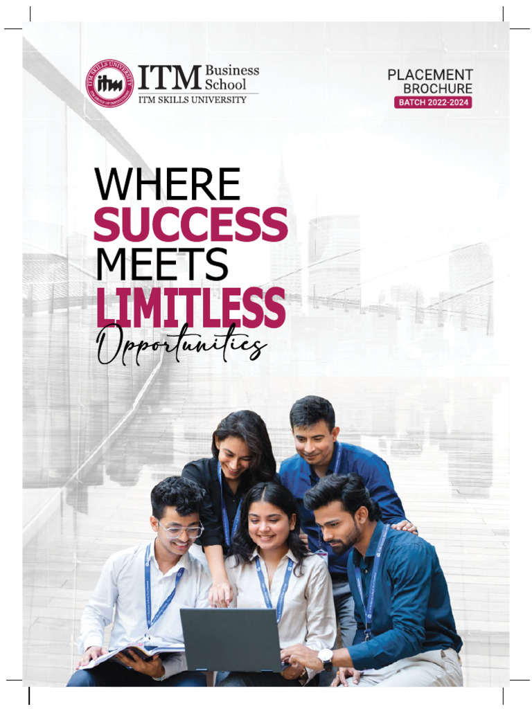 Placement Brochure Pdf Internship Job Hunting