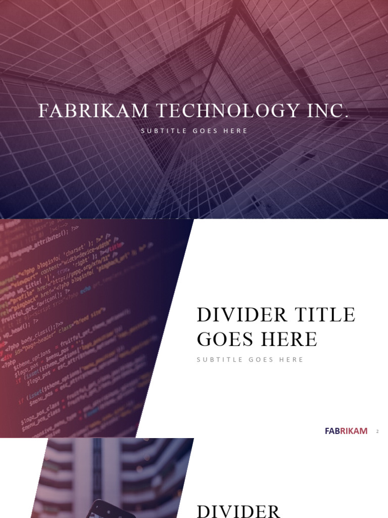 Fabrikam Technology Inc | PDF