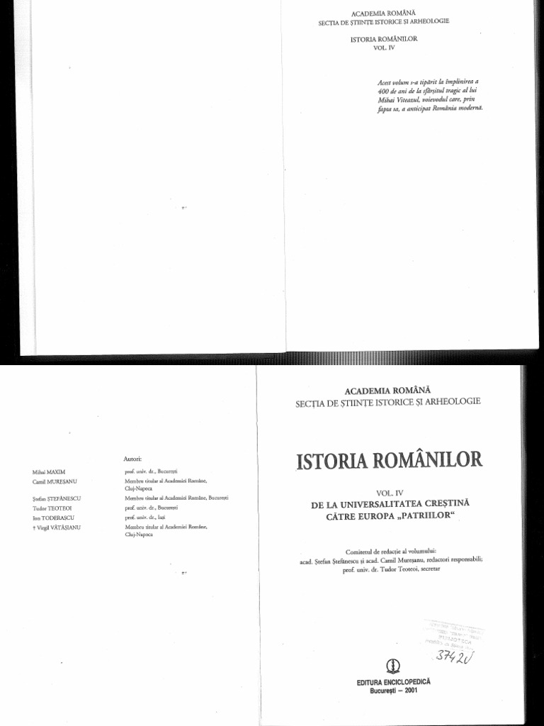 IstoriaRom Vol4 (2001) | PDF