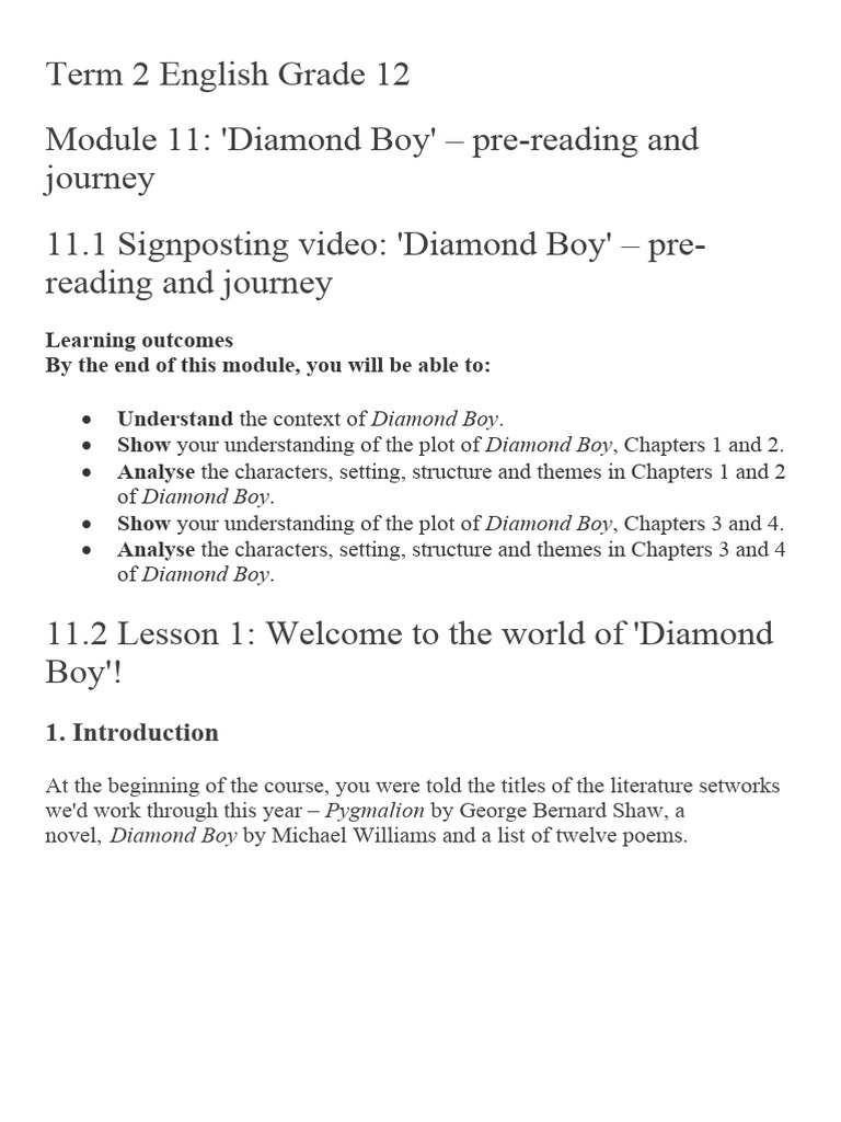 Term 2 English Grade 12 | PDF | Pygmalion (Play)