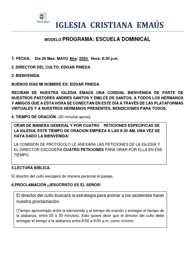 Modelo de Protocolo Actualizado | Descargar gratis PDF | Oración