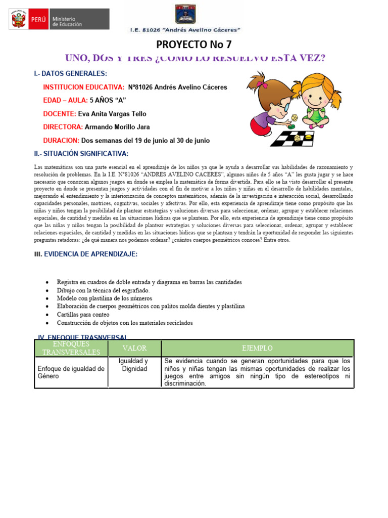 Proyecto 7 - 1 2 3 Como Lo Resuelvo Esta Vez | PDF | Aprendizaje | Esfera