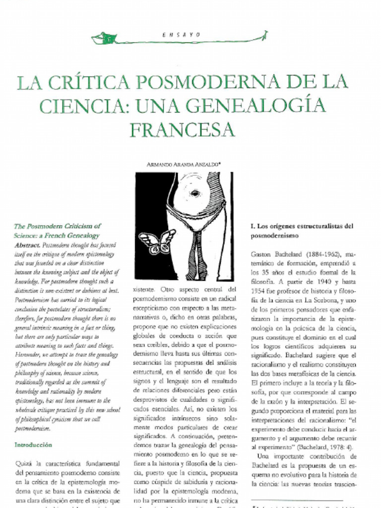 Crítica posmoderna de la ciencia | PDF | Science | Cognición