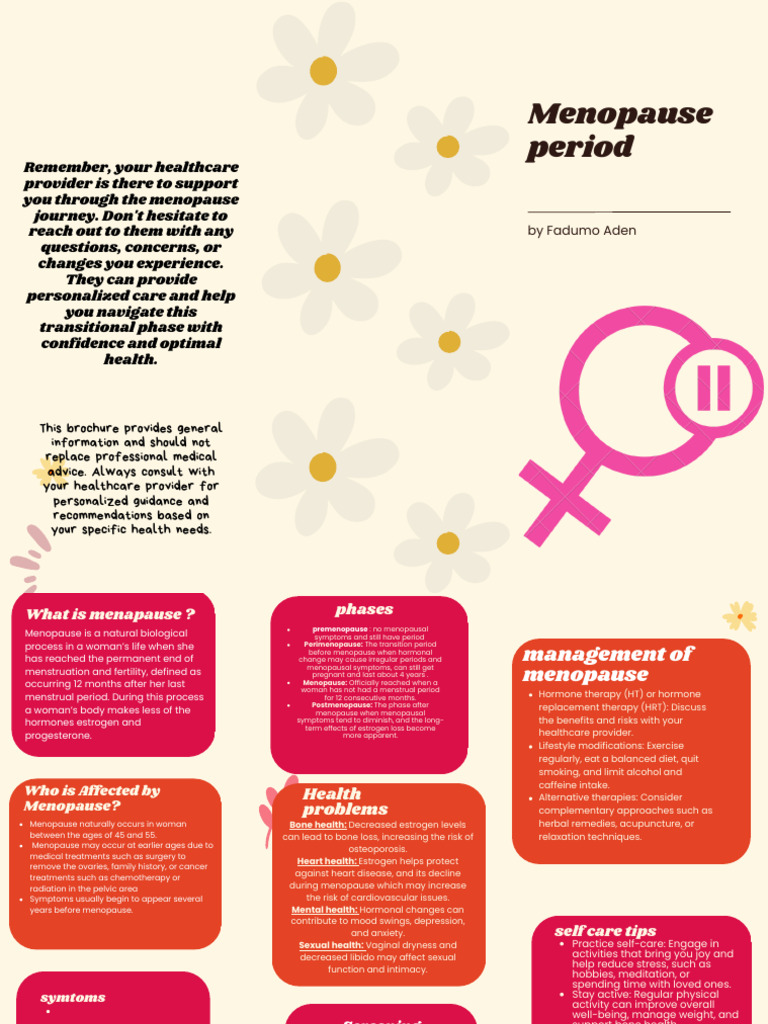 Menopause Period | PDF | Menopause | Menstrual Cycle