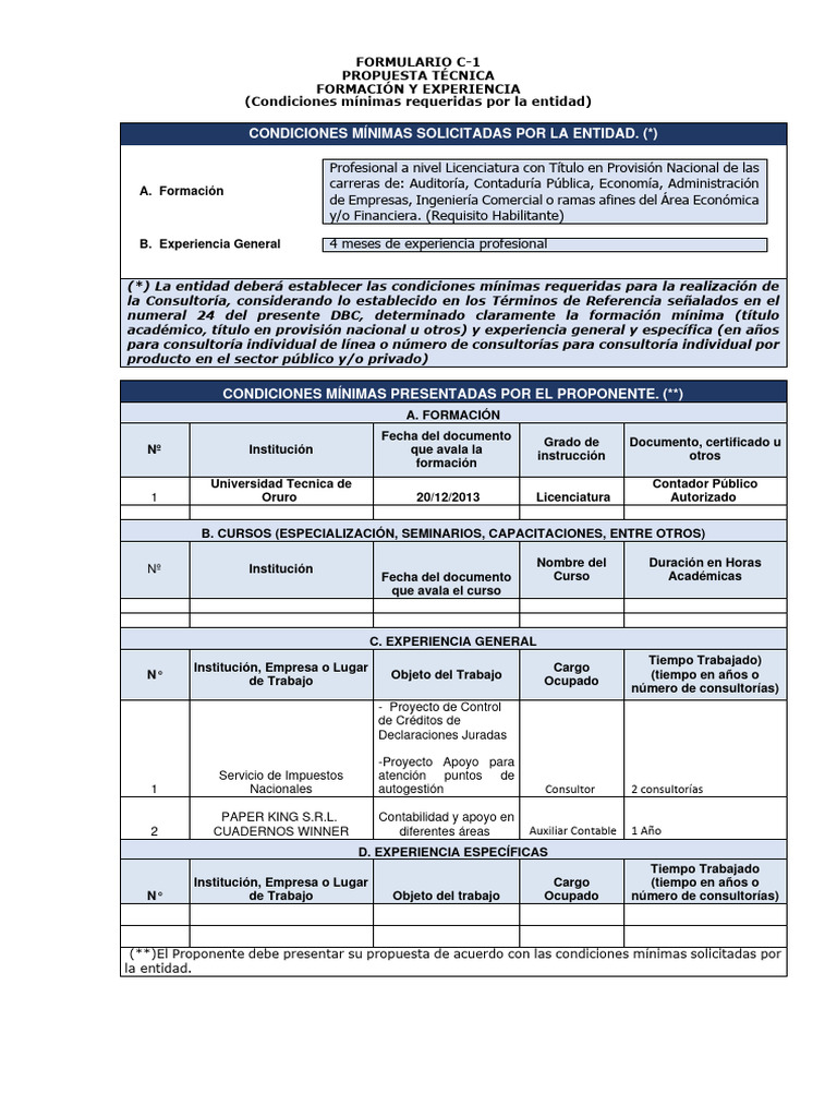 FORM C1 - Merged | PDF | Contador | Business