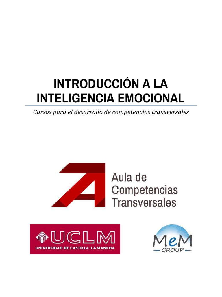 Regulacion Emocional 1 General Pdf Inteligencia Inteligencia
