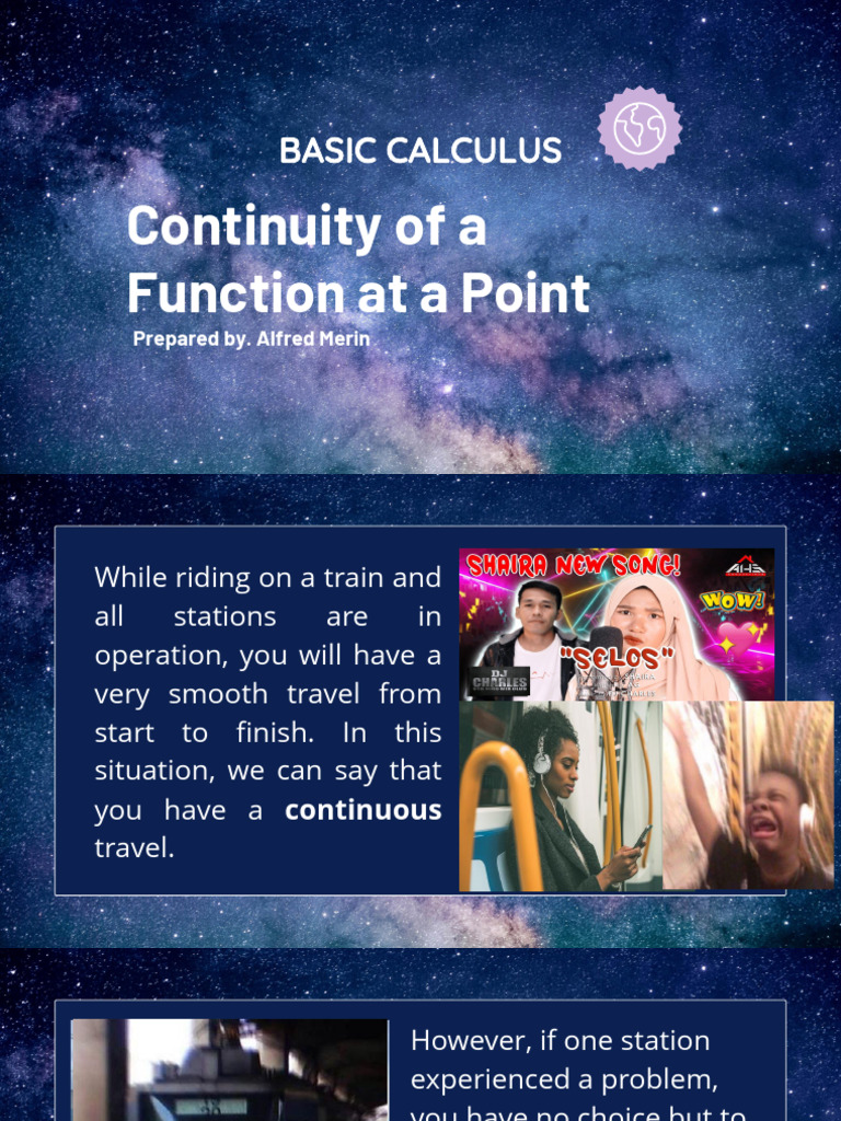 Week 1.1 Basic Calculuszxc | PDF | Function (Mathematics) | Continuous Function