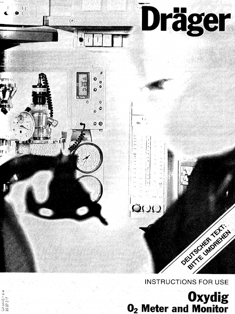 Dräger Oxydig O2 Meter - User Manual | PDF | Equipment | Manufactured Goods