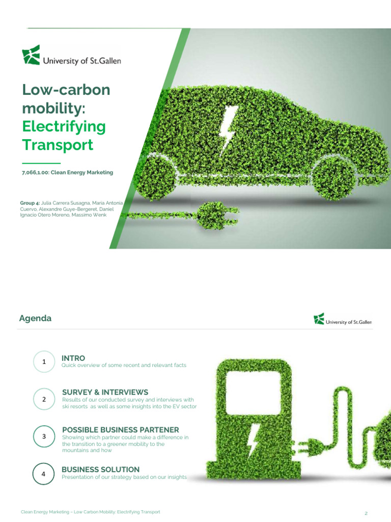 Low-Carbon Mobility - Electrifying Transport | PDF | Electric Vehicle ...