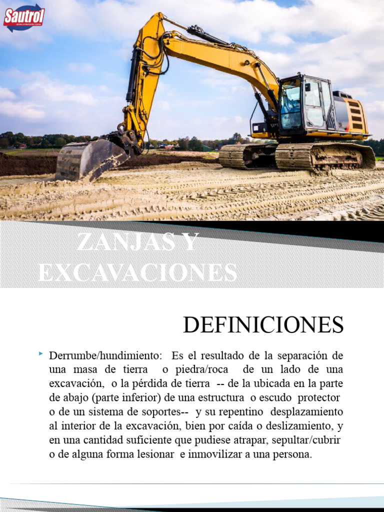 Excavaciones y Zanjas | PDF | Tierra | Suelo